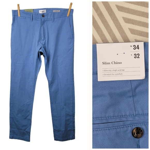Goodfellow & Co | Pants | New Goodfellow Pants Chino Mens Slim Hennepin ...
